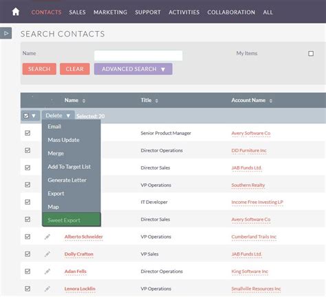 Sweetexport Suitecrm Module Sweetexport Suitecrm Module