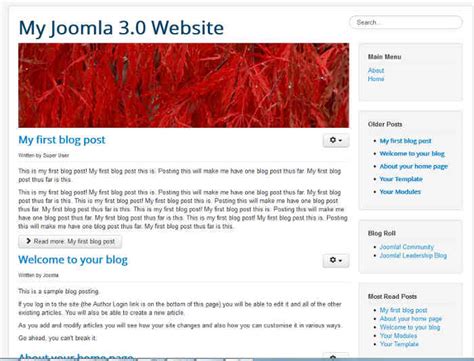 How To Hide The Banner Image In Joomla 31 Inmotion Hosting