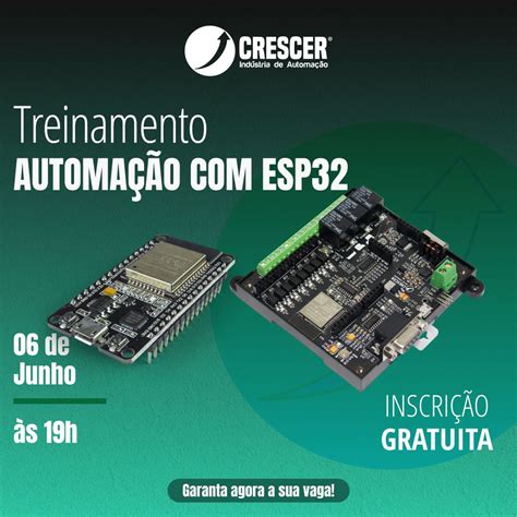 crescer indústria de automação no linkedin automação esp32 treinamento