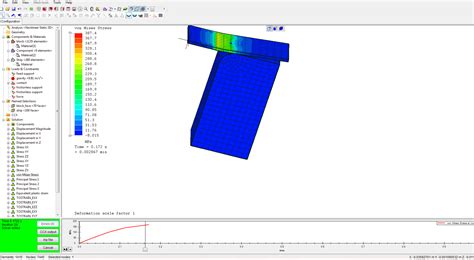 sheet metal bending simulation non linear ccx steel strip using