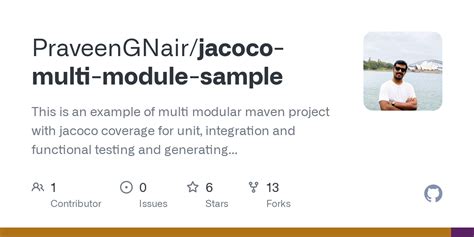 Github Praveengnairjacoco Multi Module Sample This Is An Example Of