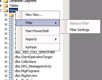SCCM Knowledge And Sharing SCCM Reporting For Dummies How To Use SQL Management Studio To