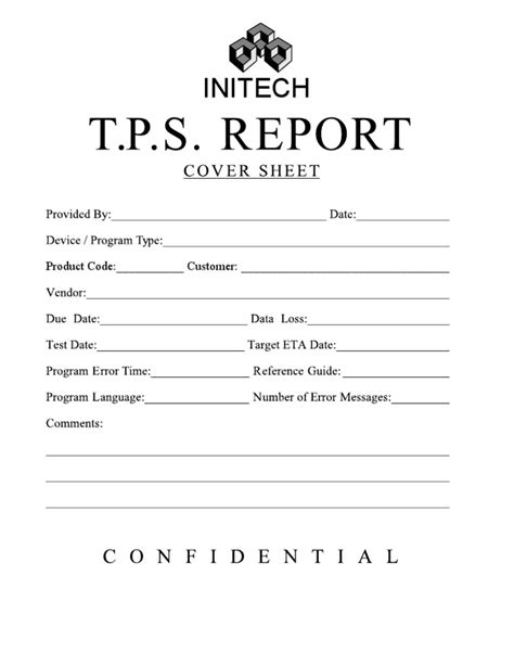 Tps Report Pdf