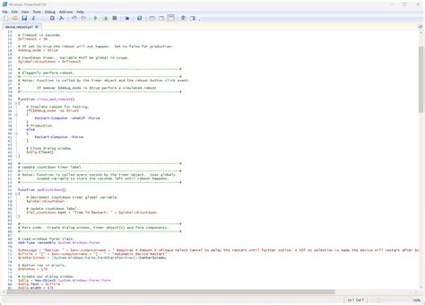 Mike Wilcock Example Code Powershell Automated Reboot