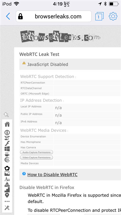 Critical IP Leaking Through Webrtc Issue OnionBrowser OnionBrowser GitHub