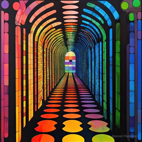 Chromatic Passage 79b2d3 62 By Abstract Rebellion Wall Art