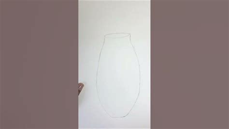 How To Draw A Vase Step By Step Tutorial For Beginners Youtube