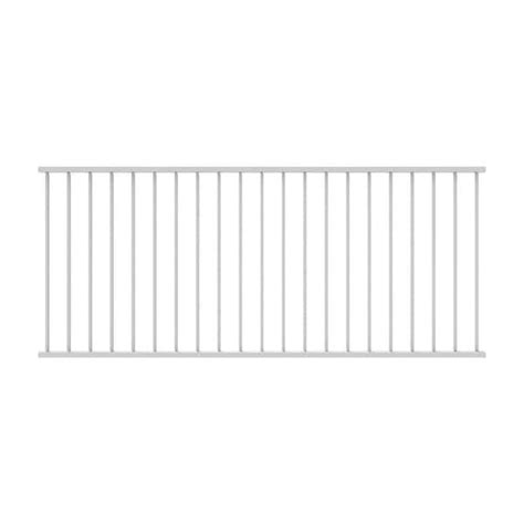 Peak Aluminum Railing 36 In H X 6 Ft W Matte Black Aluminum Deck