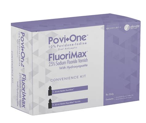 Elevate Oral Care Unveils Povi•one And Fluorimax Varnish Convenience Kit Dentistry Today