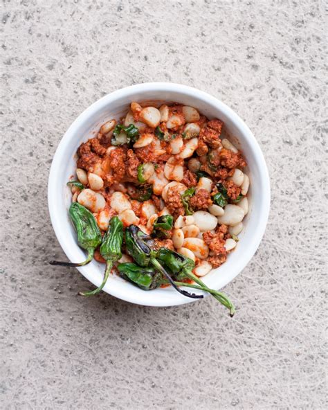 Chorizo Limas And Grilled Padron Salad The Hoot Eats