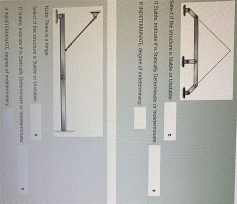 Solved Select If The Structure Is Stable Or Unstable If Chegg Com