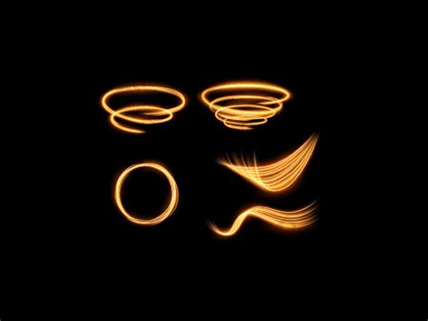 Golden High End Celebration Light Effect Texture Event Element Png