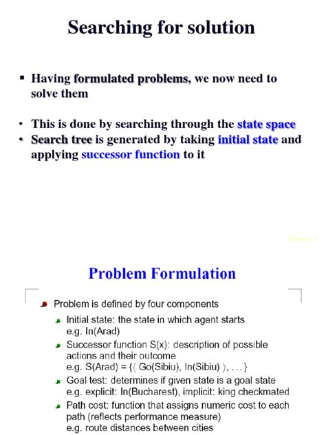 Ai Lect Solving Problem 2 Pdf Algorithms And Data Structures