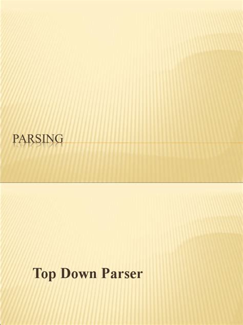 Parsing Pdf Parsing Syntax Logic