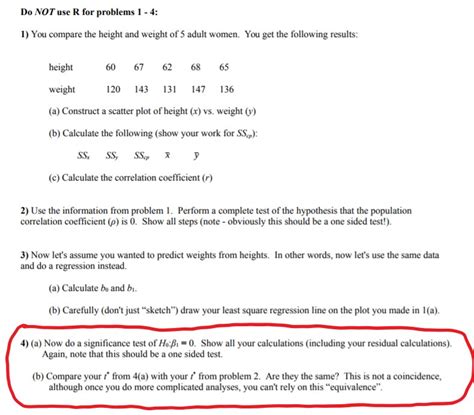 solved do not use r for problems 1 4 1 you compare the