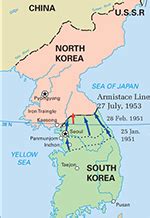 Map Of The Korean War 1950 1953