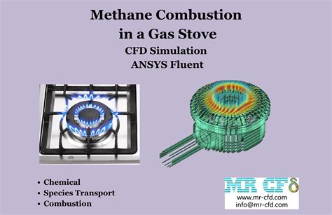 methane combustion in a gas stove cfd simulation ansys fluent mr cfd