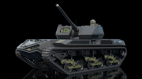 Ripsaw M5 Electric Tank Rigged 3d Model 169 Max Free3d