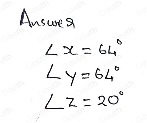 Solved Abd Is An Isosceles Triangle Where Ab Ad Work Out The Sizes Of Angles X Y And Z X