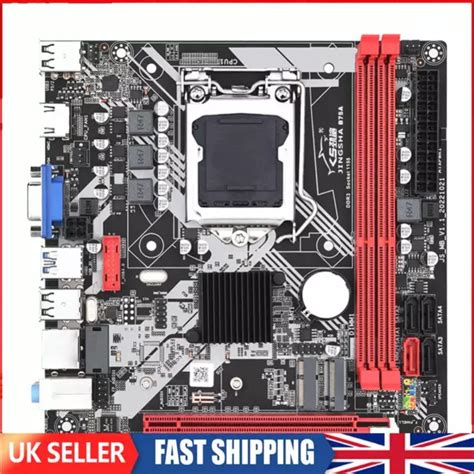 24pin Ddr3 Motherboard Supports 2 Memory Slots B75a Motherboard For Pc Gaming Be £28 99
