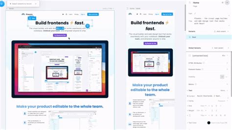 Visually Build Pages And Frontends Lightning Fast Plug Into Your React Codebase
