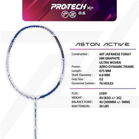 Badminton Racket Protech Authentic Sports Equipment Sports And Games