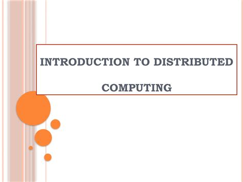 distributed computing introduction01 pptx