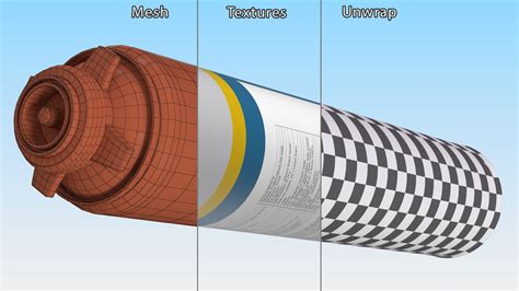 Pu Construction Foam Can 3d Model 19 3ds Blend C4d Fbx Max Ma