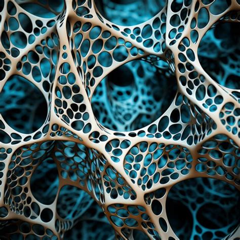 3d Rendered Fiber And Glass Art With Irregular Structures Premium Ai