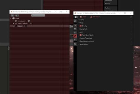 Floating Windows By BD D Released Scripts And Themes Blender