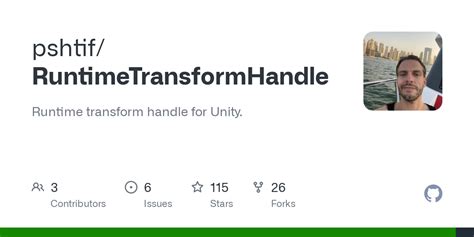 Github Pshtifruntimetransformhandle Runtime Transform Handle For Unity