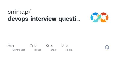 Snir Kapah On Linkedin Github Snirkapdevopsinterviewquestions