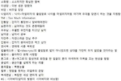 2018년 신조어 능력 평가 인스티즈 Instiz 이슈 카테고리