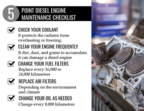 Diesel Engine Maintenance What Every Diesel Owner Needs To Know
