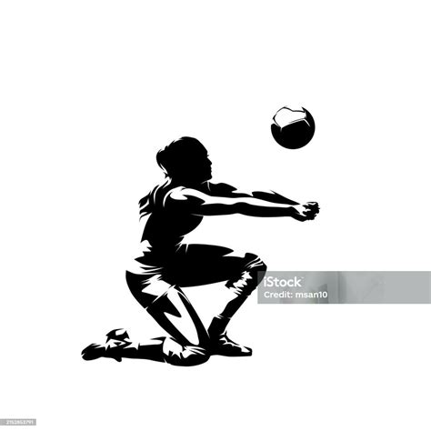 배구 선수 여자 여성 단체 스포츠 선수 고립 된 벡터 실루엣 Championship에 대한 스톡 벡터 아트 및 기타 이미지 Championship European