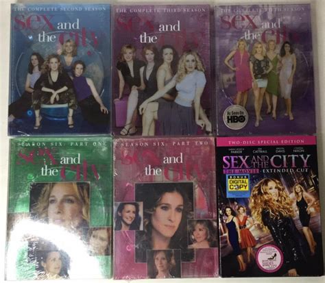 Sex And The City Dvd Lot Of 6 Newsealed Season 2 3 5 6p1 6p2 Movie