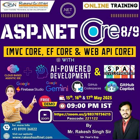 Rakeshnet 🚀 Learn Aspnetcore With Mvc Core Ef Core And Web Api Core