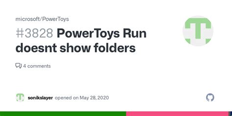 Powertoys Run Doesnt Show Folders · Issue 3828 · Microsoftpowertoys