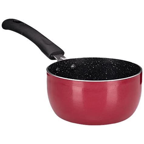 Buy Navrang Aluminium Non Stick Saucepan 16 Cm 2 2 Mm Bakelite