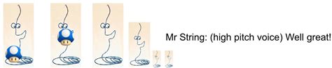 Mr String Eats A Blue Mushroom Fc By Inflationrules On Deviantart