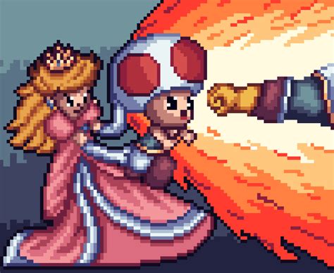 Pixilart Princess Peach By Old Man Pixel