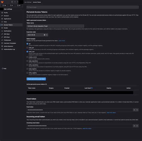 how to view personal access token self managed gitlab forum