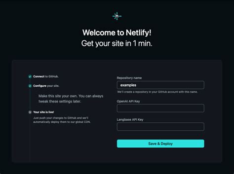geocities webpages using langbase and openai netlify developers
