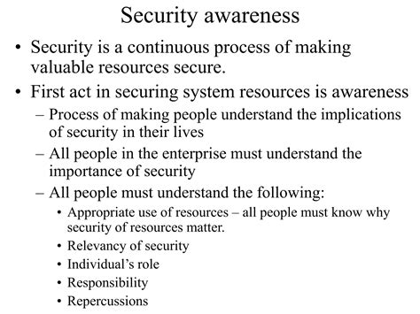 basic security concepts what is security48 ppt