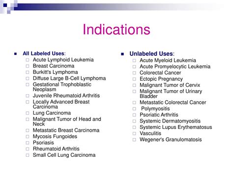 Ppt Methotrexate Powerpoint Presentation Free Download Id3340255