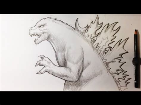 Drawing Godzilla Demo Easy Drawings Tumbex