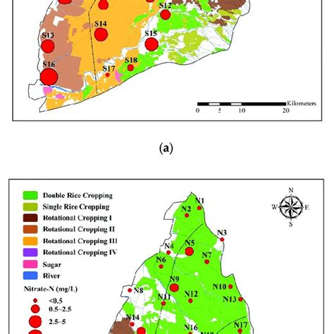 Spatial Distribution Of A Ammonium N And B Nitrate N In Different Download Scientific