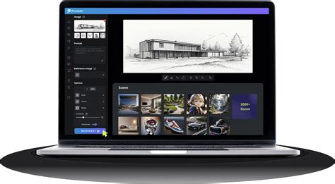 Рендеринг эскизов бесплатный ИИ рендеринг для дизайнеров Promeai