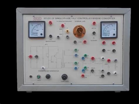 Study Of Single Phase Half Controlled Bridge Converter Power