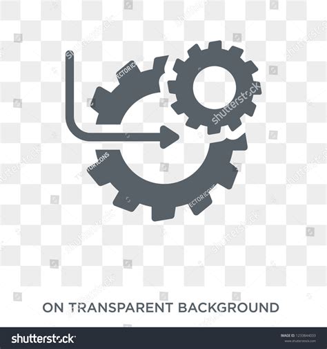 setting flow interface symbol icon trendy stock vector royalty free